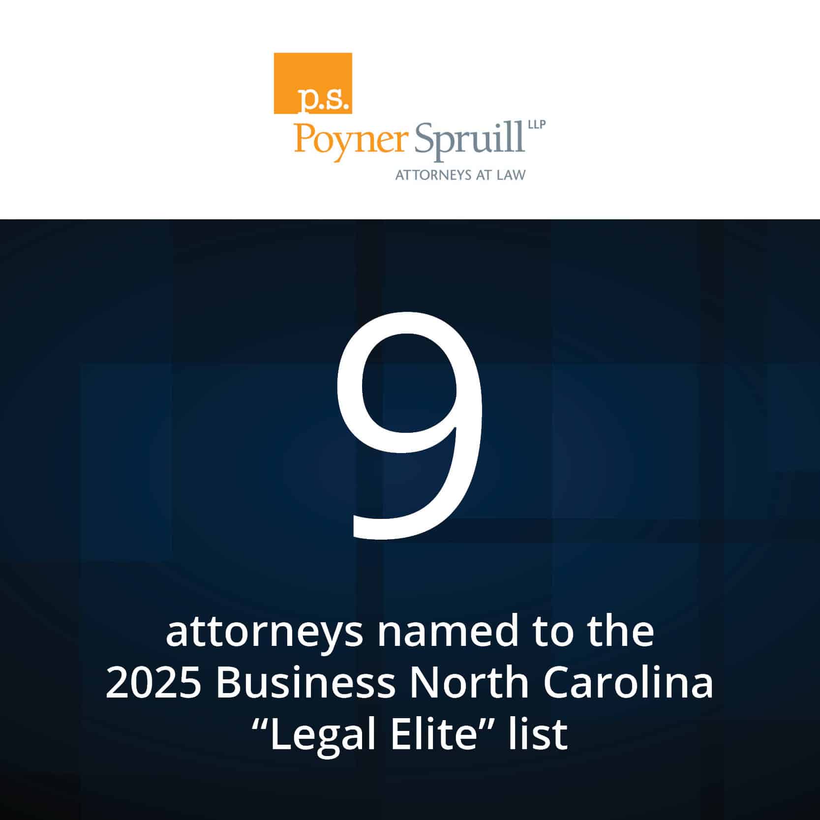 Nine Poyner Spruill Attorneys Recognized in Business North Carolina’s ...