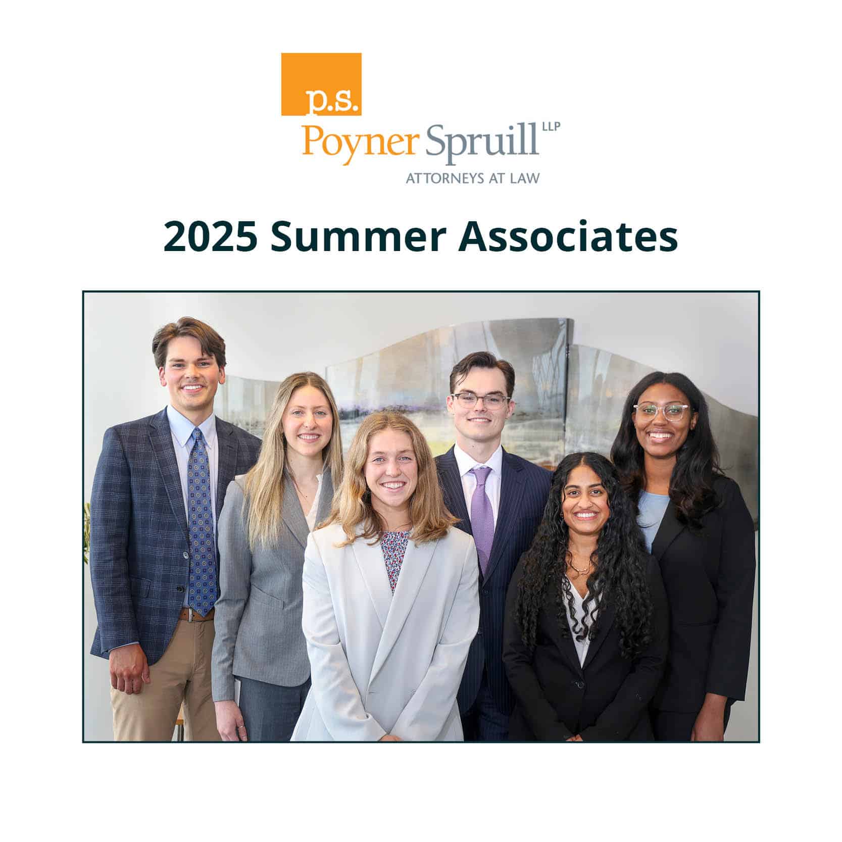 Reflections from 2025 Poyner Spruill Summer Associates - Poyner Spruill LLP