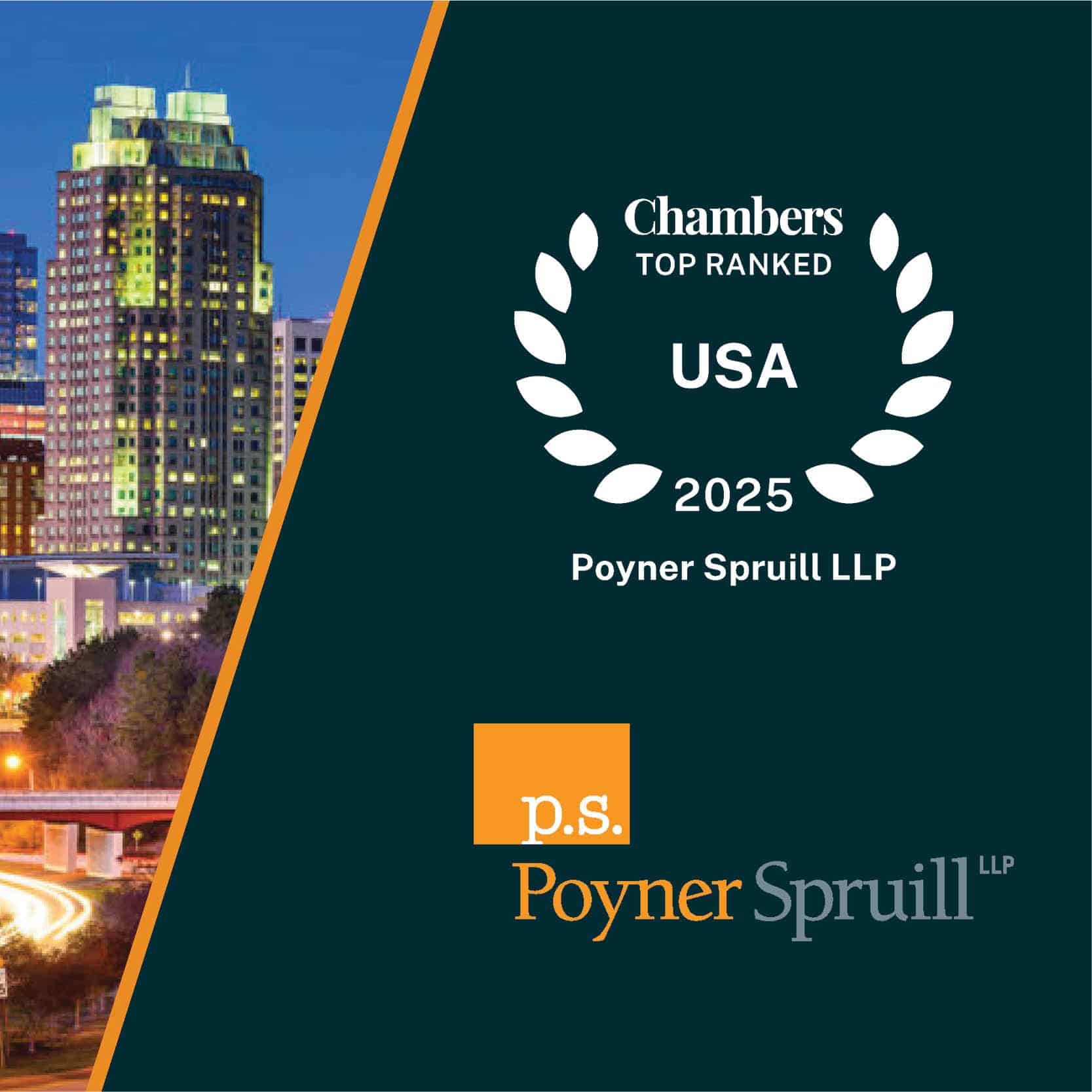 Poyner Spruill Earns Rankings in 2025 Chambers USA Guide Across Eight ...